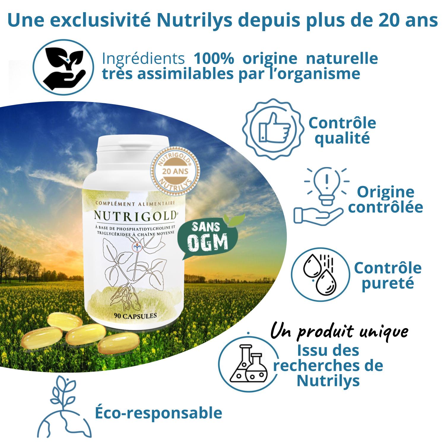 Nutrigold - lecithine riche en phosphatidylcholine
